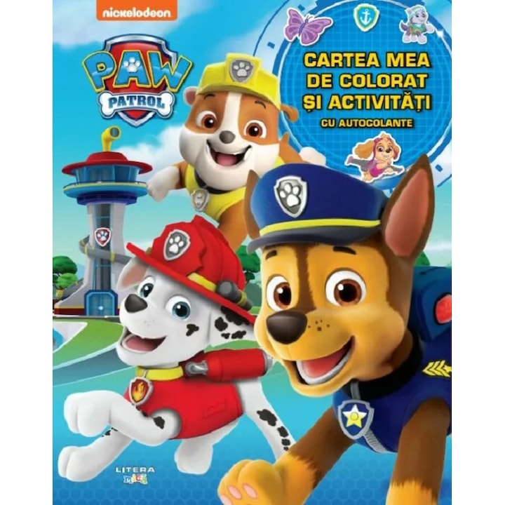 Patrula catelusilor. Cartea mea de colorat si activitati cu autocolante ...