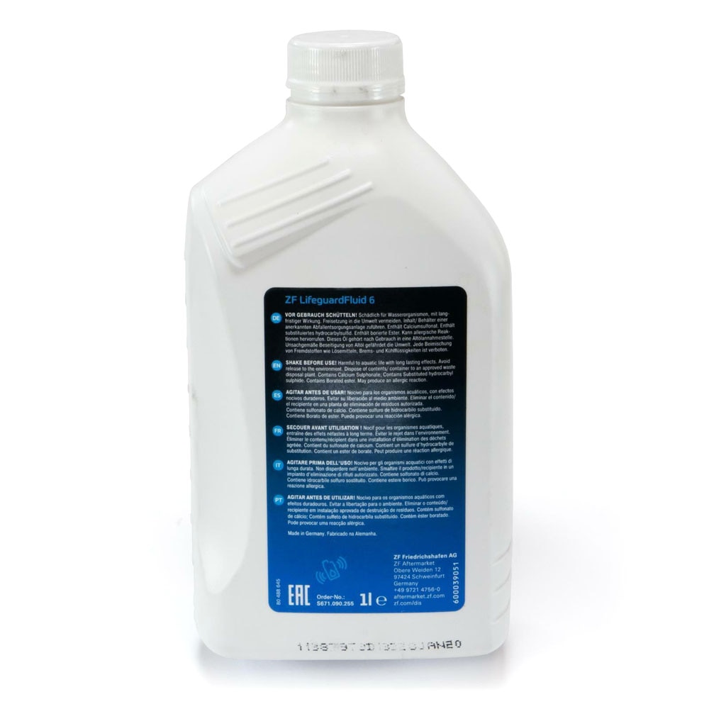 Ulei de transmisie cutie automata 6 viteze ZF Lifeguard Fluid 6, 1L - eMAG.ro