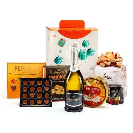 Pachet cadou - Vin spumant Duchessa Lia - origine Italia 0.75l ...
