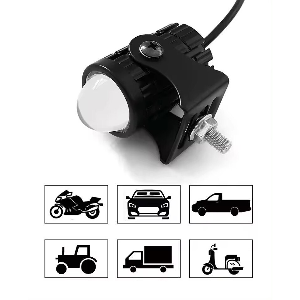 Proiector LED cu 2 culori, Mini faruri cu doua culori, 30W pentru ...