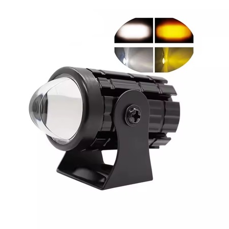 Proiector LED cu 2 culori, Mini faruri cu doua culori, 30W pentru ...