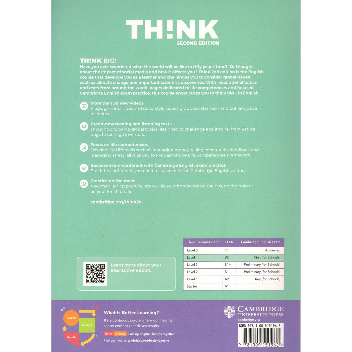 Think 2nd Ed Level 4 Student’s Book with Interactive audio video on ...