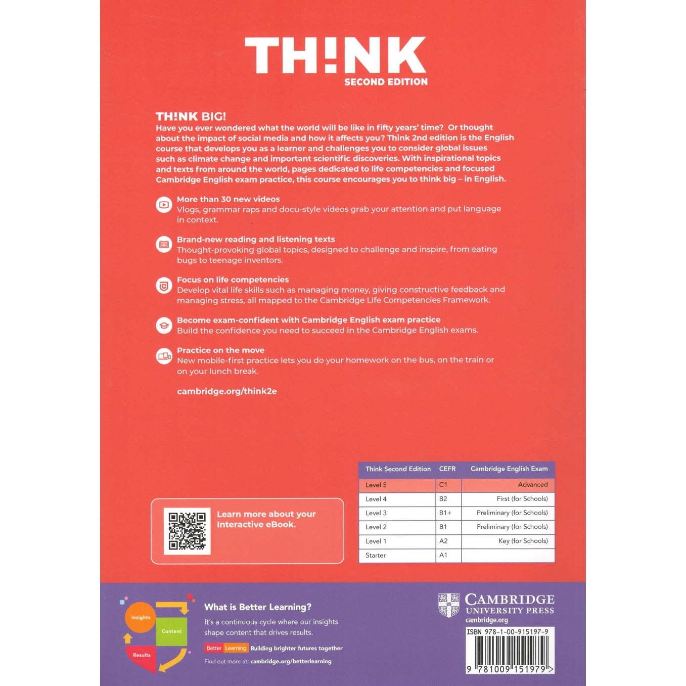 Think 2nd Ed Level 5 Student’s Book with Interactive audio video on ...