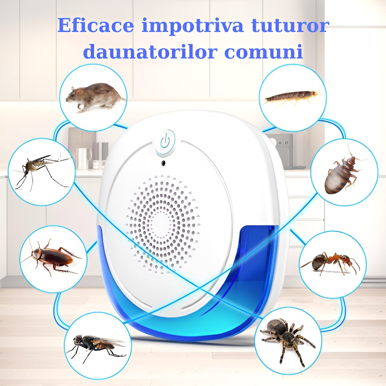 Aparat impotriva rozatoarelor HASEPE, control electronic al daunatorilor, pentru casa, depozit ...