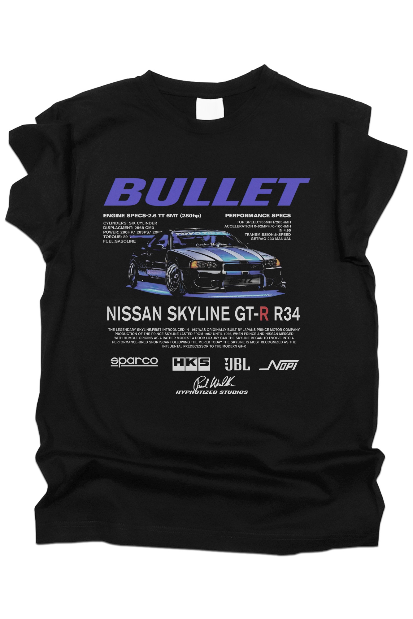 Póló, K-off, 2 Fast 2 Furious, BULLET Nissan Skyline - eMAG.hu