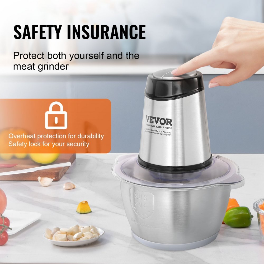 Tocator Electric, Pentru Carne si Legume, Capacitate 2 Litri, 2 Viteze ...