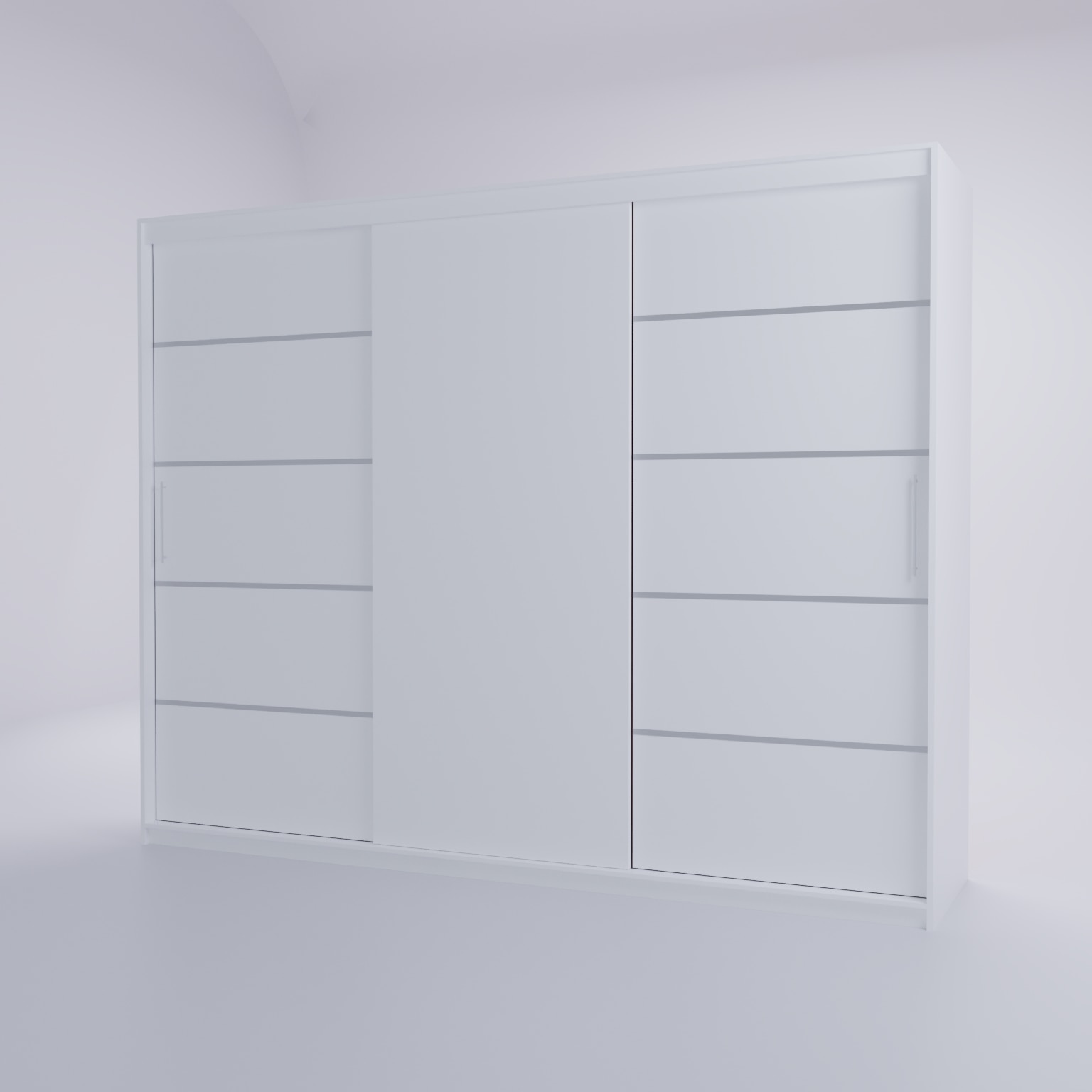 Dressing Nordis Alb 230 x 50 x 200 cm - eMAG.ro