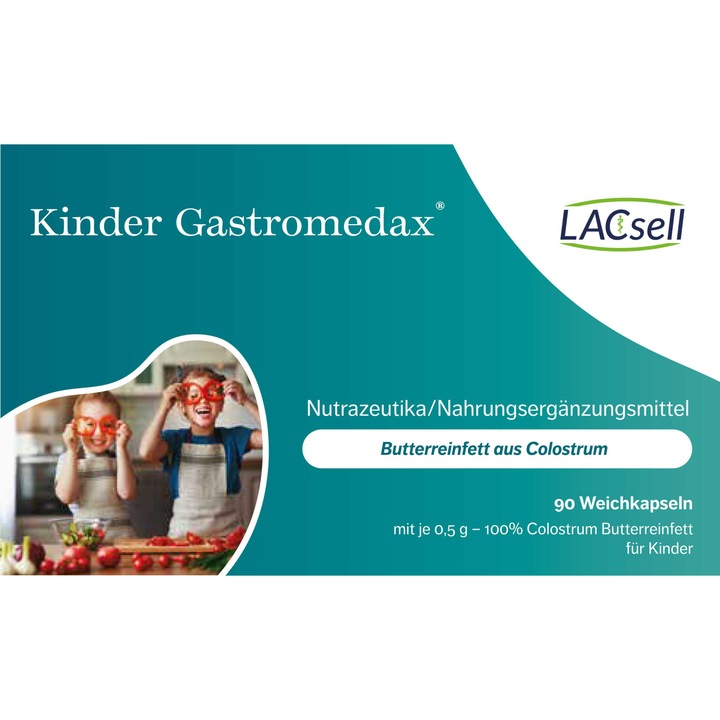 Supliment Alimentar LACsell Gastromedax pentru Copii 90 Capsule cu ...