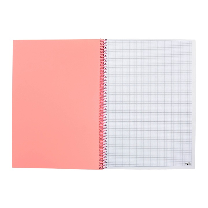 Caiet studentesc de matematica, CopyBoom, A4, 100 file, spirala si ...