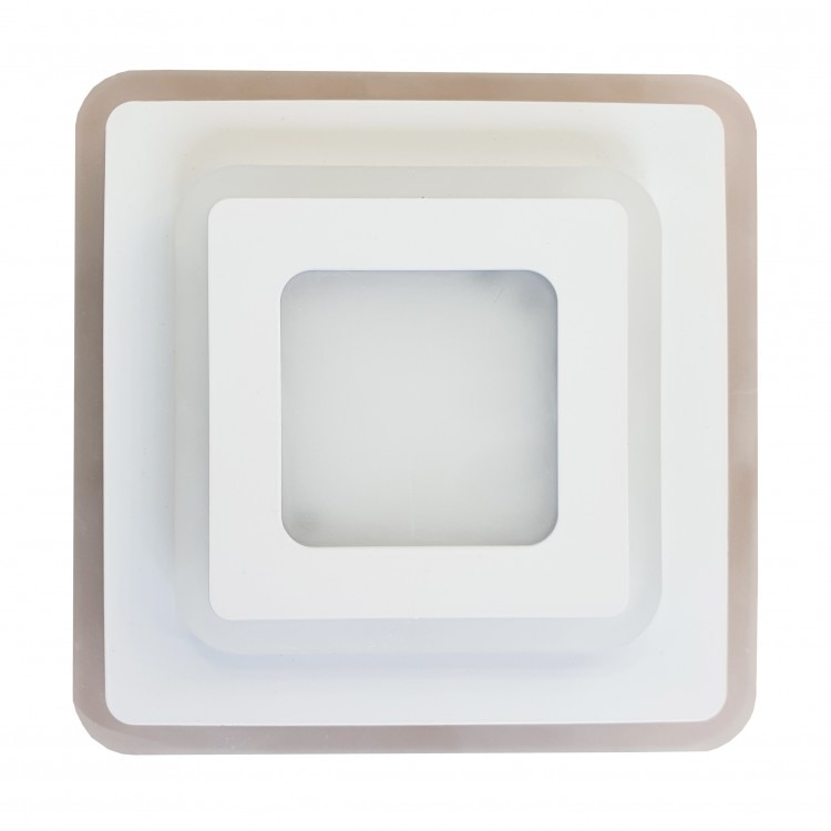 Lustra LED Patrata, 48W, Alb, Acril, 4000K - eMAG.ro