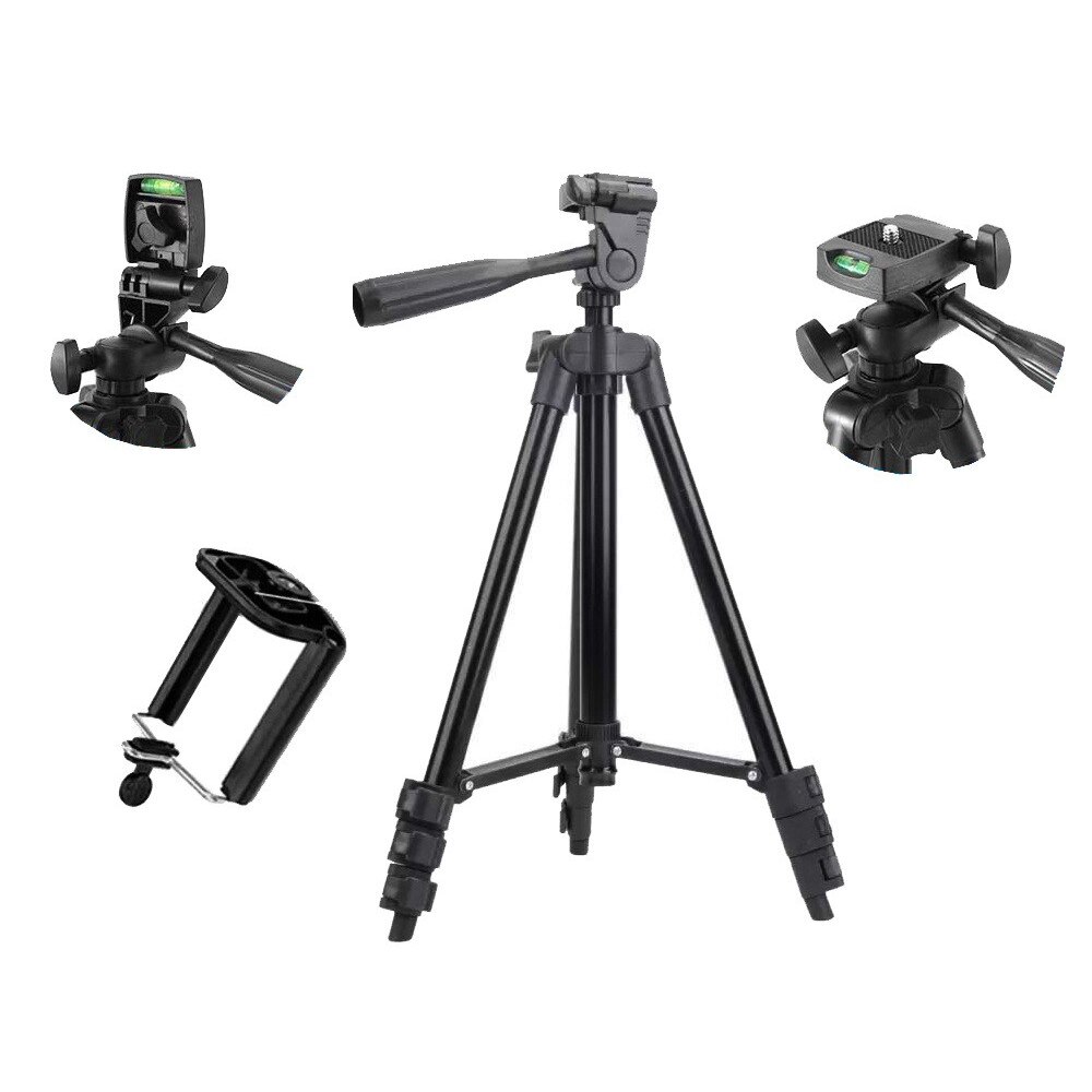 Trepied pentru telefon, universal, reglabil, 32-100 cm, telecomanda ...