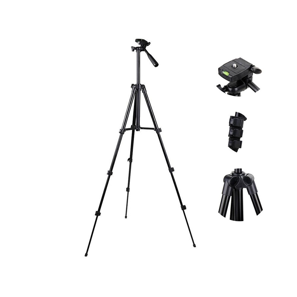 Trepied pentru telefon, universal, reglabil, 32-100 cm, telecomanda ...