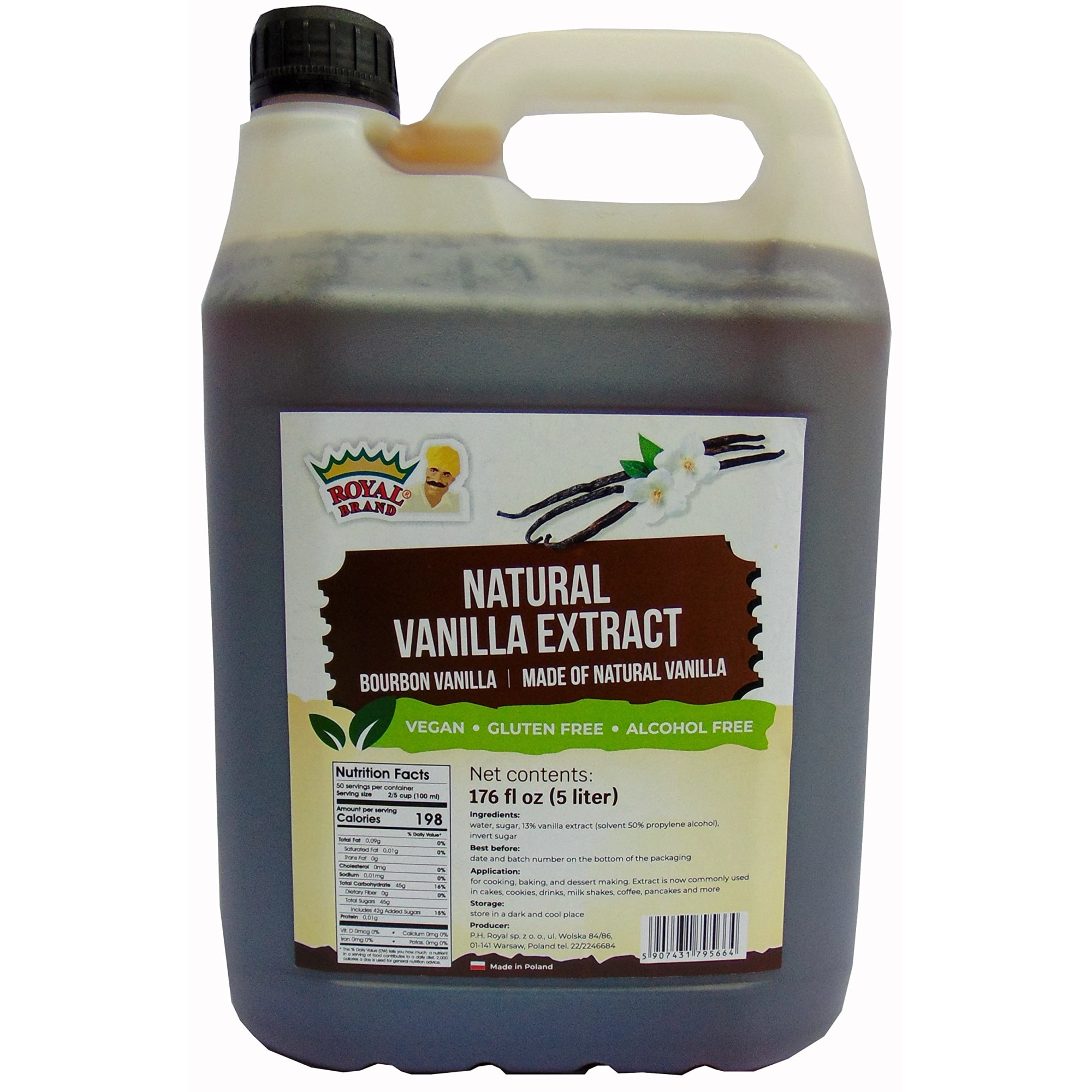 Extract natural de vanilie fara alcool pe baza de vanilie bourbon ...