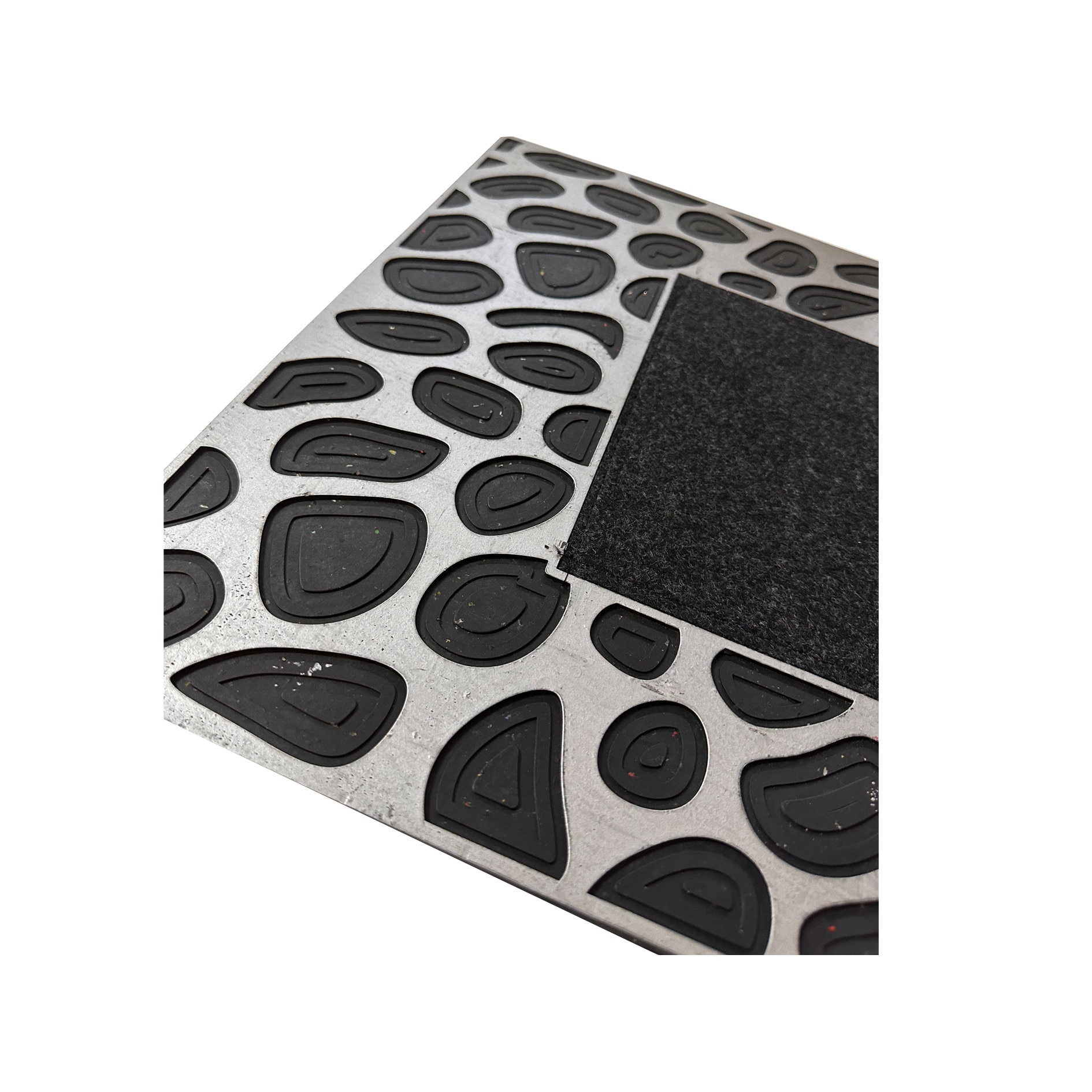 Pres intrare Dalma Argintiu, 45x70 cm, Dreptunghi - eMAG.ro