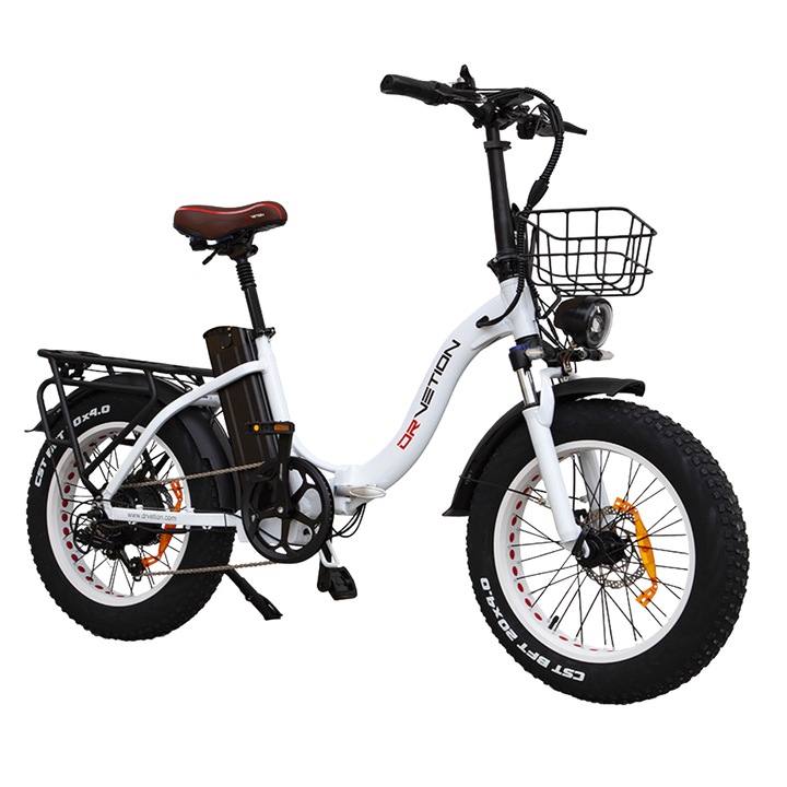 Електрически велосипед KETELES CT20, Алуминий, 750 W, 20", 20 Ah, 7 ...