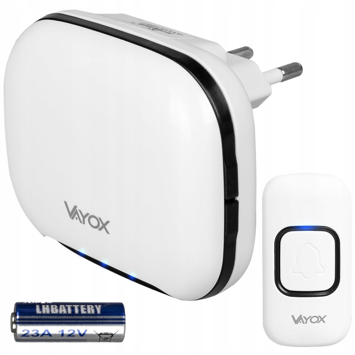 Sonerie fara fir / Wireless Vayox VA0267, 38 Melodii, Distanta 130m ...