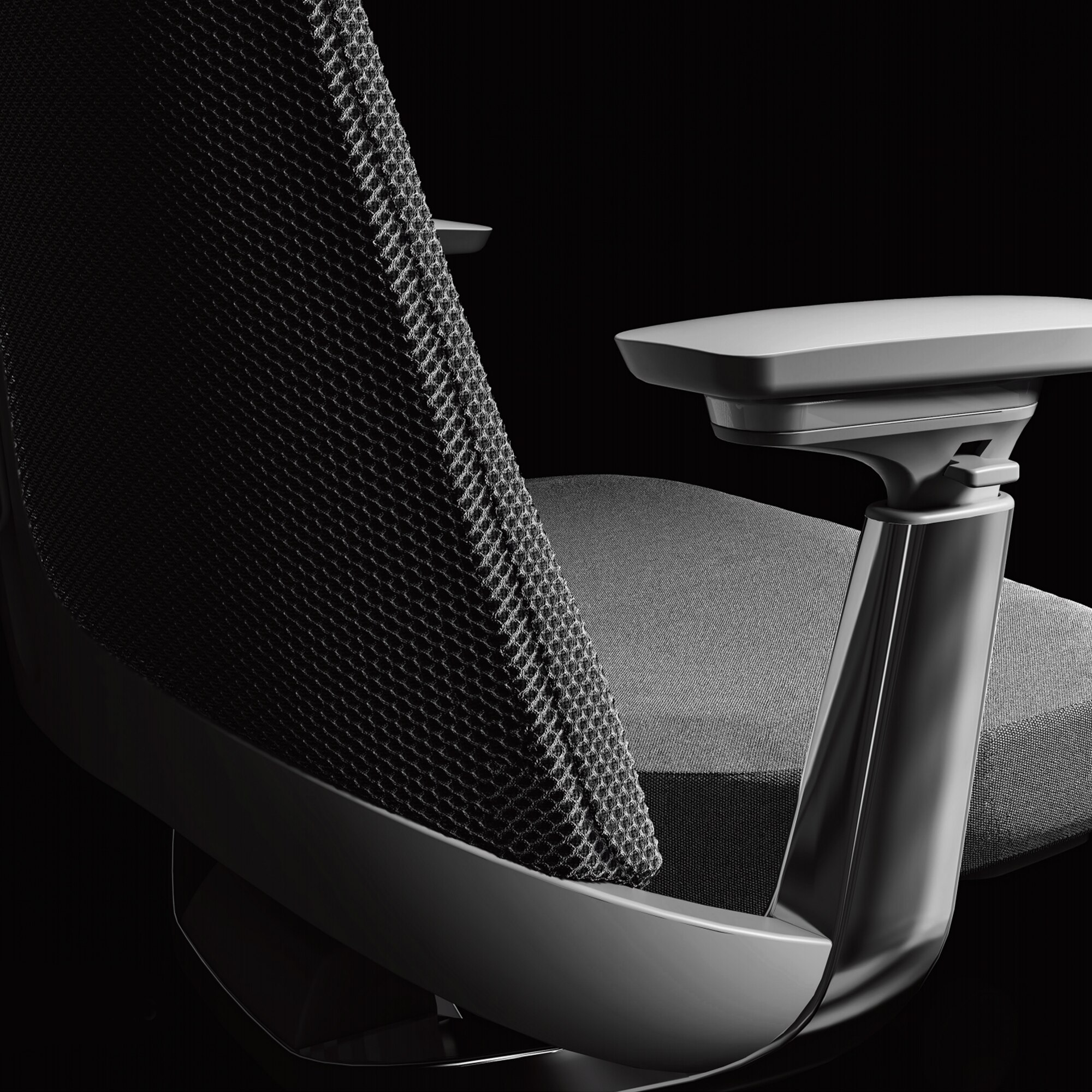 Scaun reglabil Ergonomic StableDesk FOREVER, Armrest 3D, Reglare ...