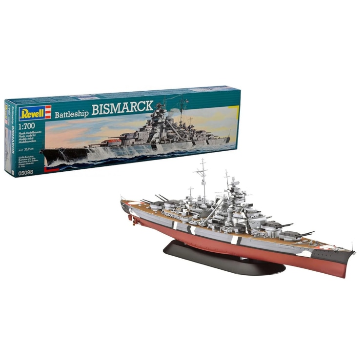 Kit Macheta Navomodele de construit Revell German Battleship Bismarck ...