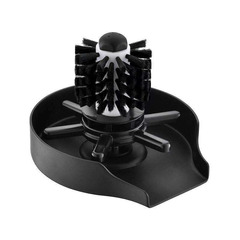 Dispozitiv de clatire pahare sub jet de presiune, din inox, cu perie ...