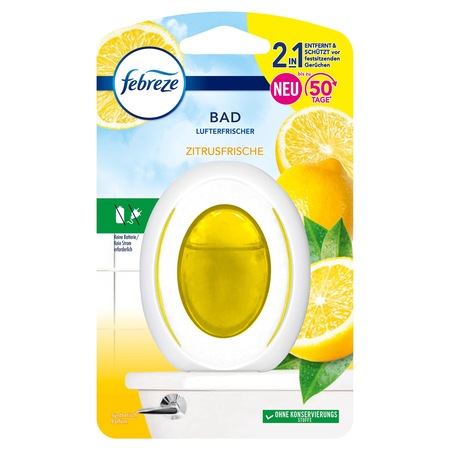 Odorizant de baie 2 in 1, FEBREZE Lemon Fresh, 7.5 ml - eMAG.ro