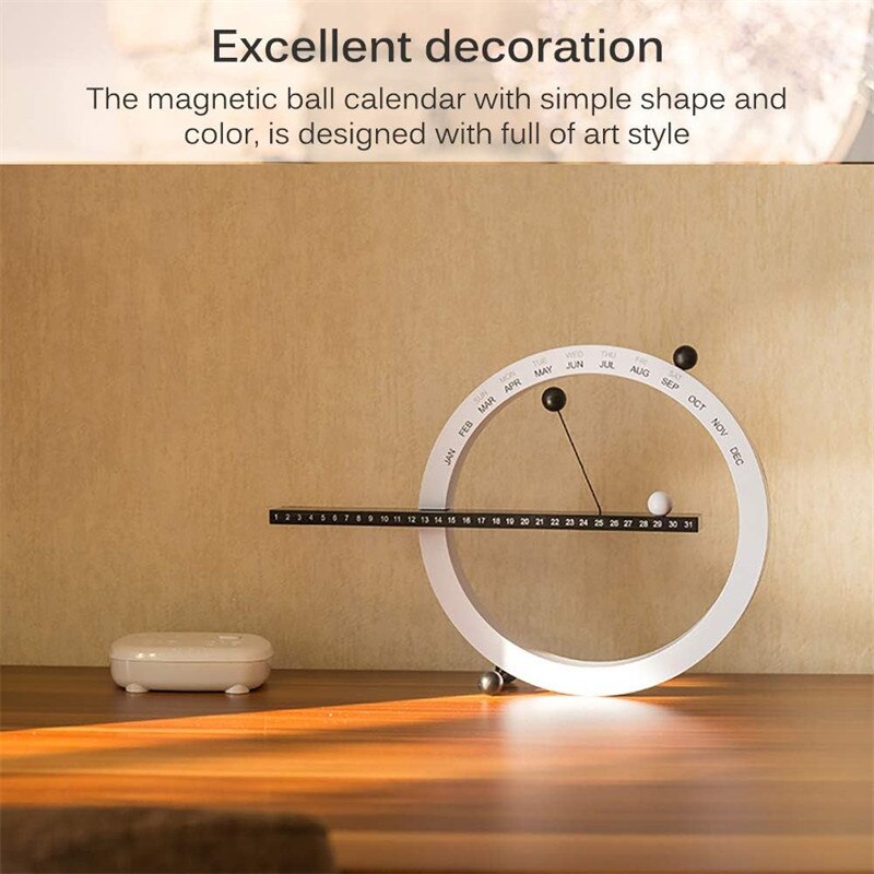 Calendar perpetuu magnetic de birou BOMSTOM, decorarea desktopului ...