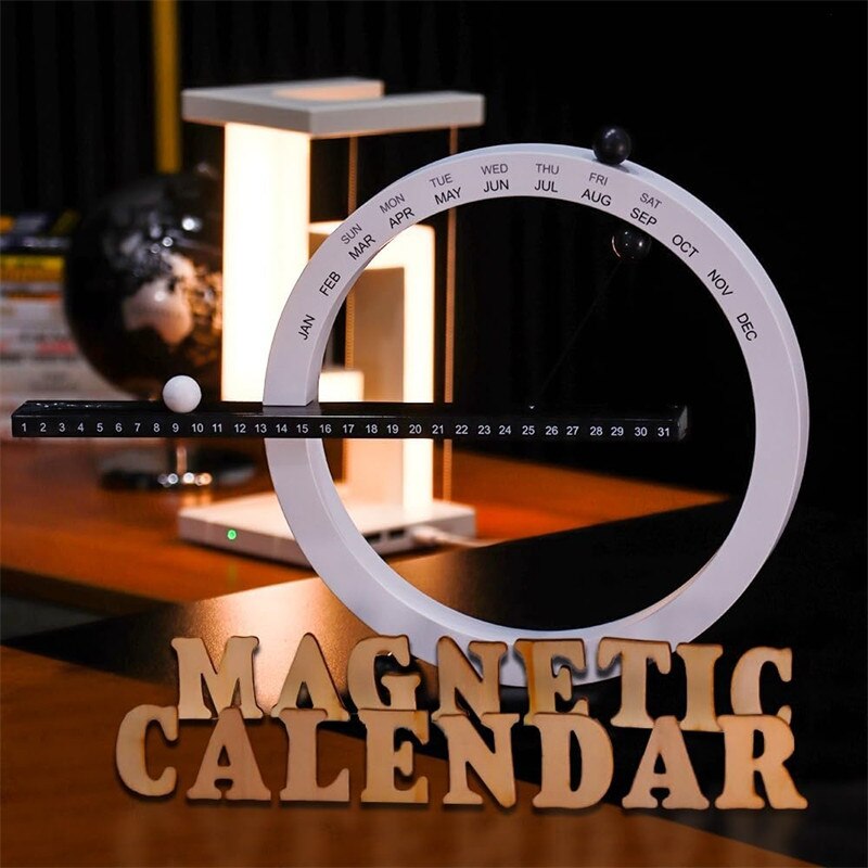 Calendar perpetuu magnetic de birou BOMSTOM, decorarea desktopului ...