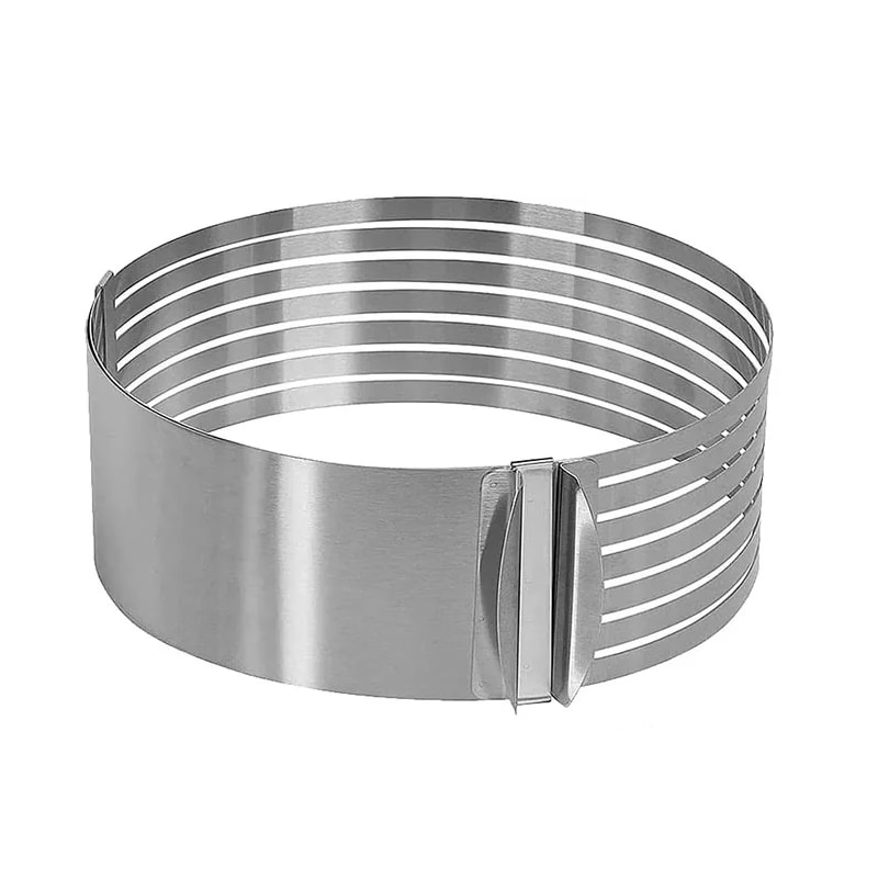 Inel Reglabil pentru Tort cu Feliator Glixicom Diametru intre 24 - 30 ...