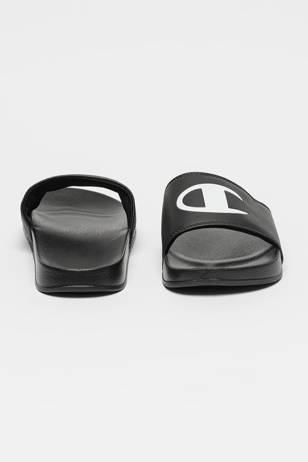 Champion, Papuci cu logo Manus, Negru, 44 - eMAG.ro