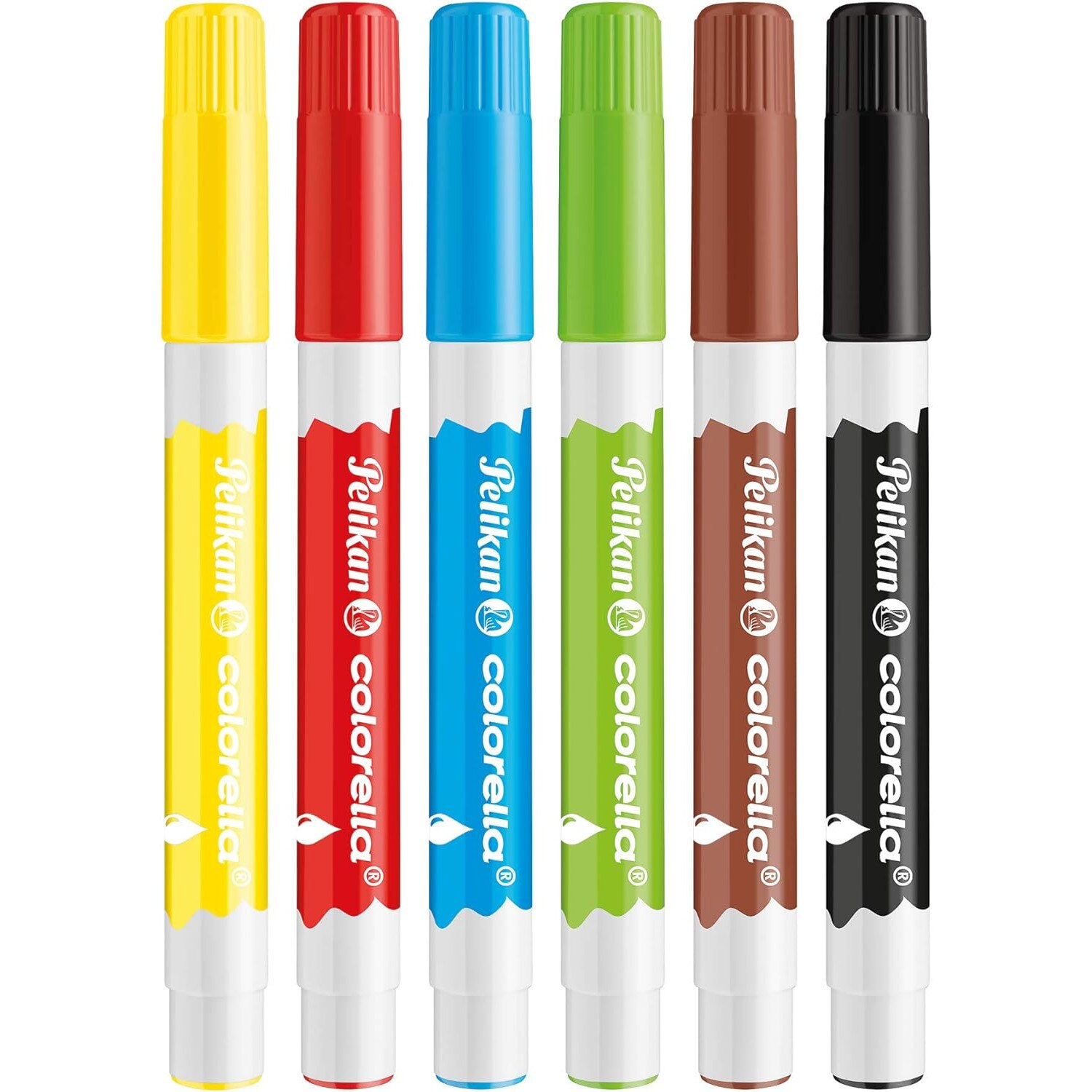 Carioci Pelikan Colorella, varf 6 mm, 6 culori/set - eMAG.ro