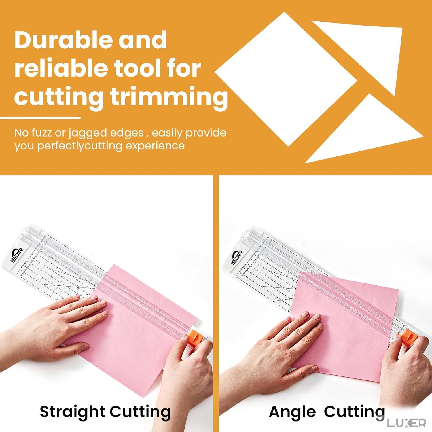 Тример за рязане на хартия/етикети/снимки с 5 ножчета и странична ...