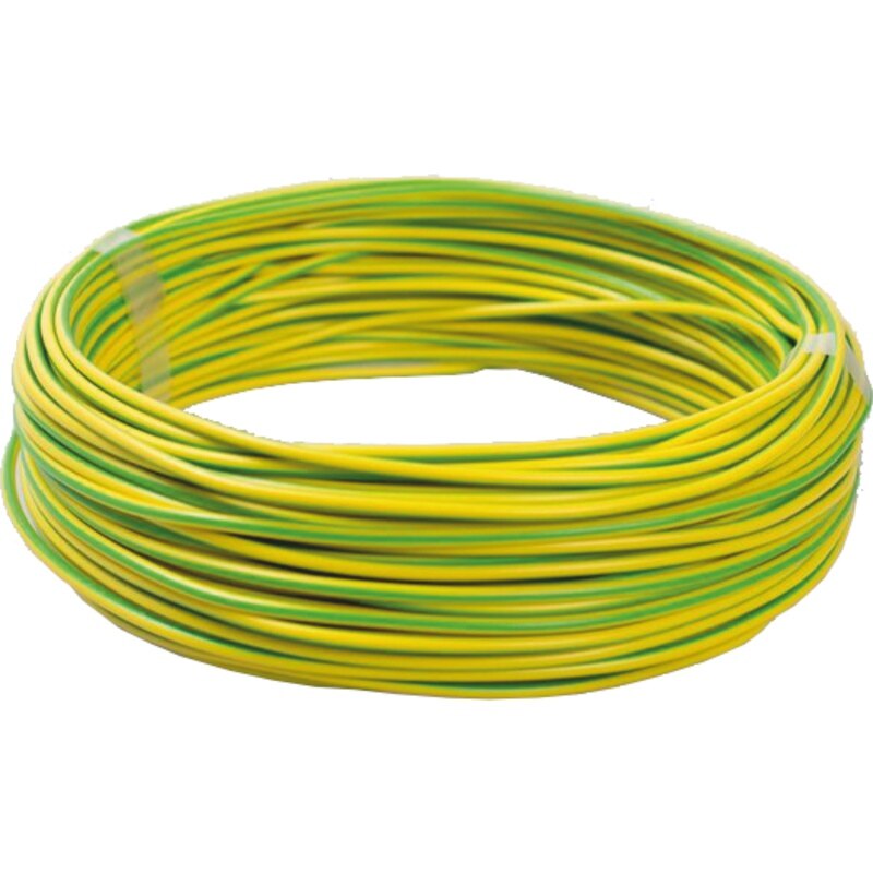 Cablu conductor FY, 1.5 mm, rola 100 m, verde galben - eMAG.ro