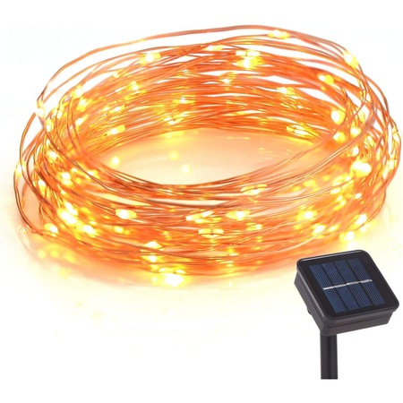 Instalatie luminoasa solara cu lumina calda 10m, NYTRO Festival, 100 ...