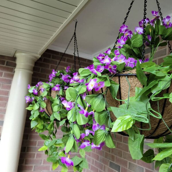 Planta artificiala suspendata – Hangyplant, violet - eMAG.ro