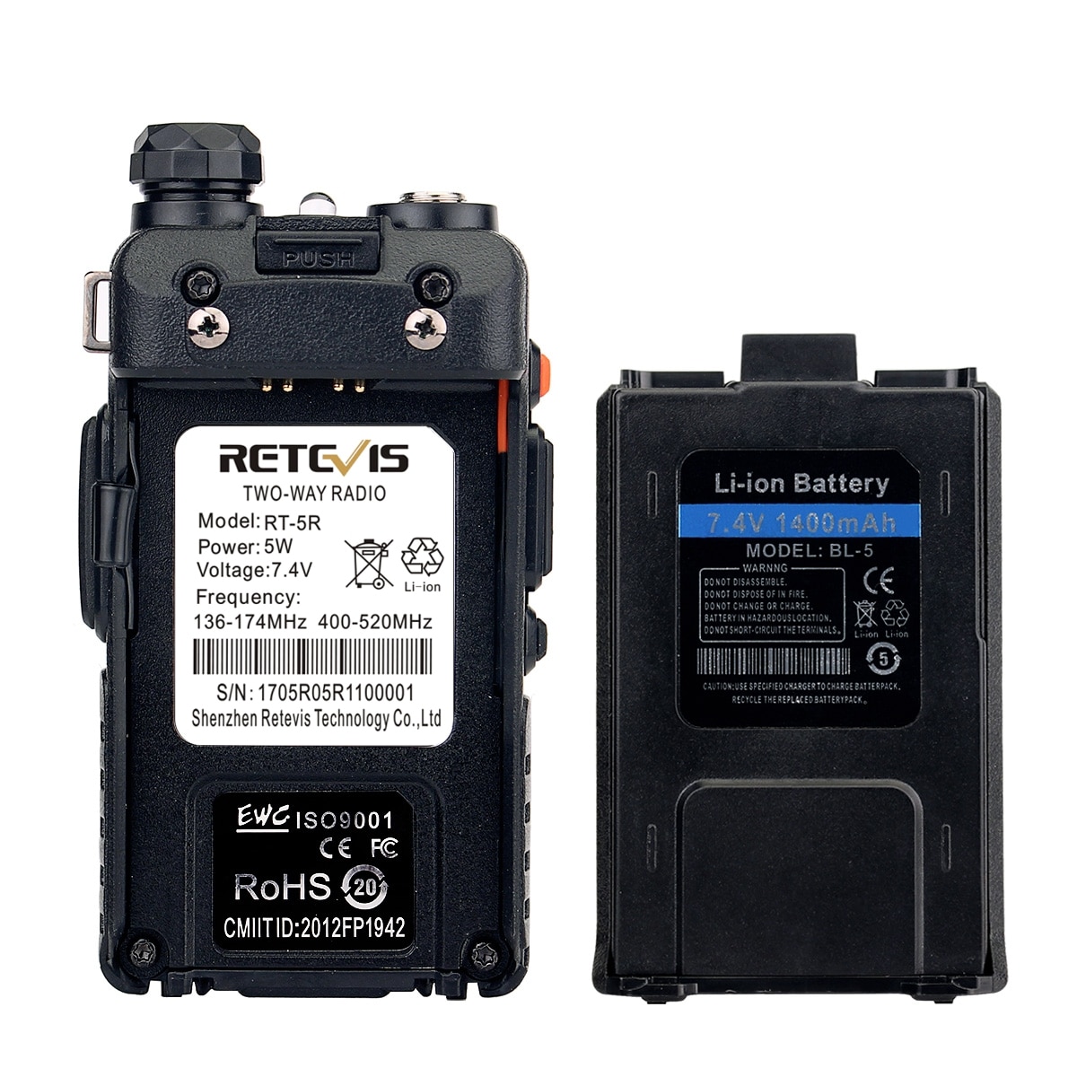 Statie radio portabila emisie receptie, Walkie Talkie, hands-free ...