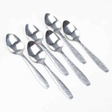Set 6 linguri din inox, 19, 5x4 cm - eMAG.ro