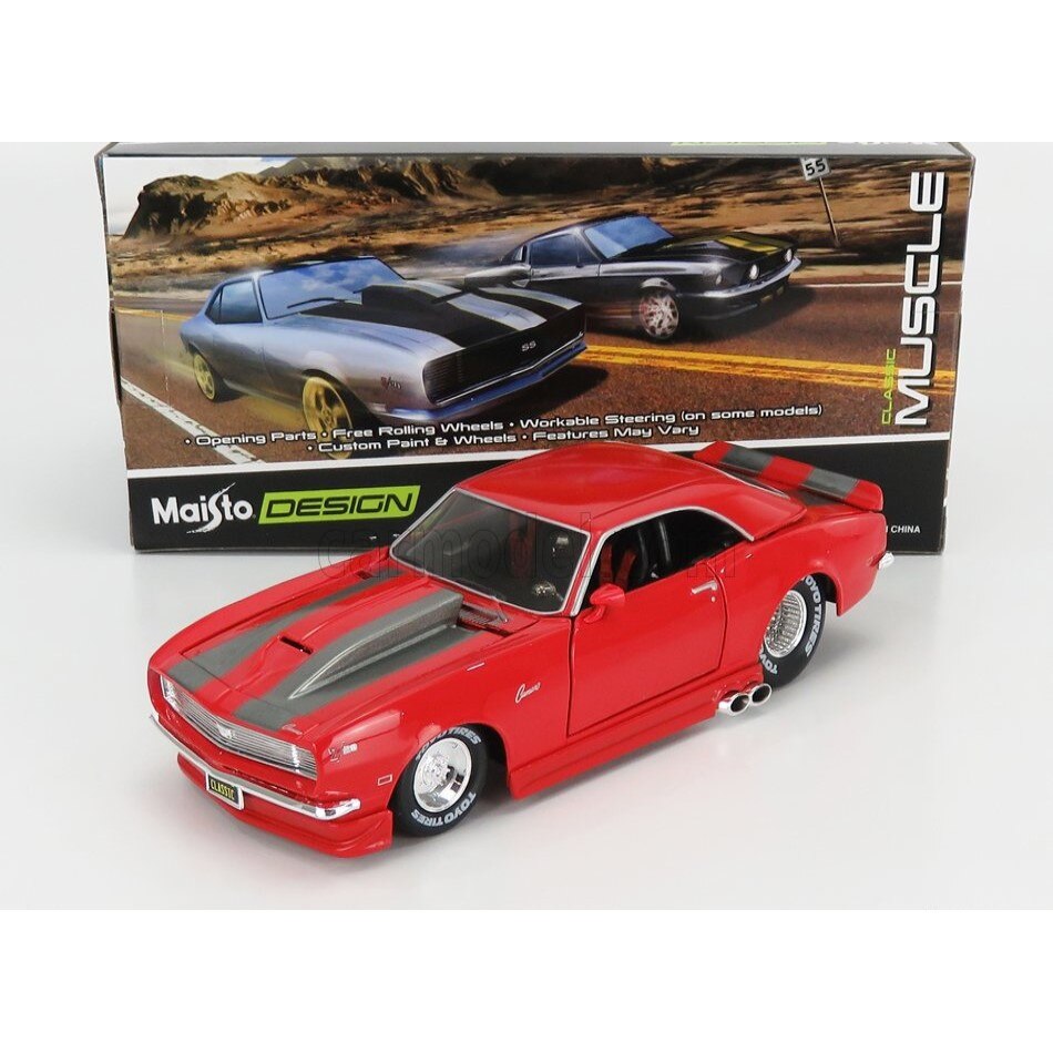Macheta Chevrolet Camaro Z/28 1968 - 1/24 Maisto Design - eMAG.ro