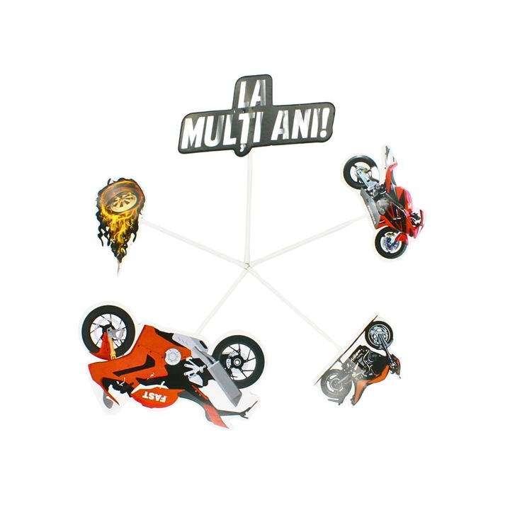 Topper tort model stickere motor - eMAG.ro