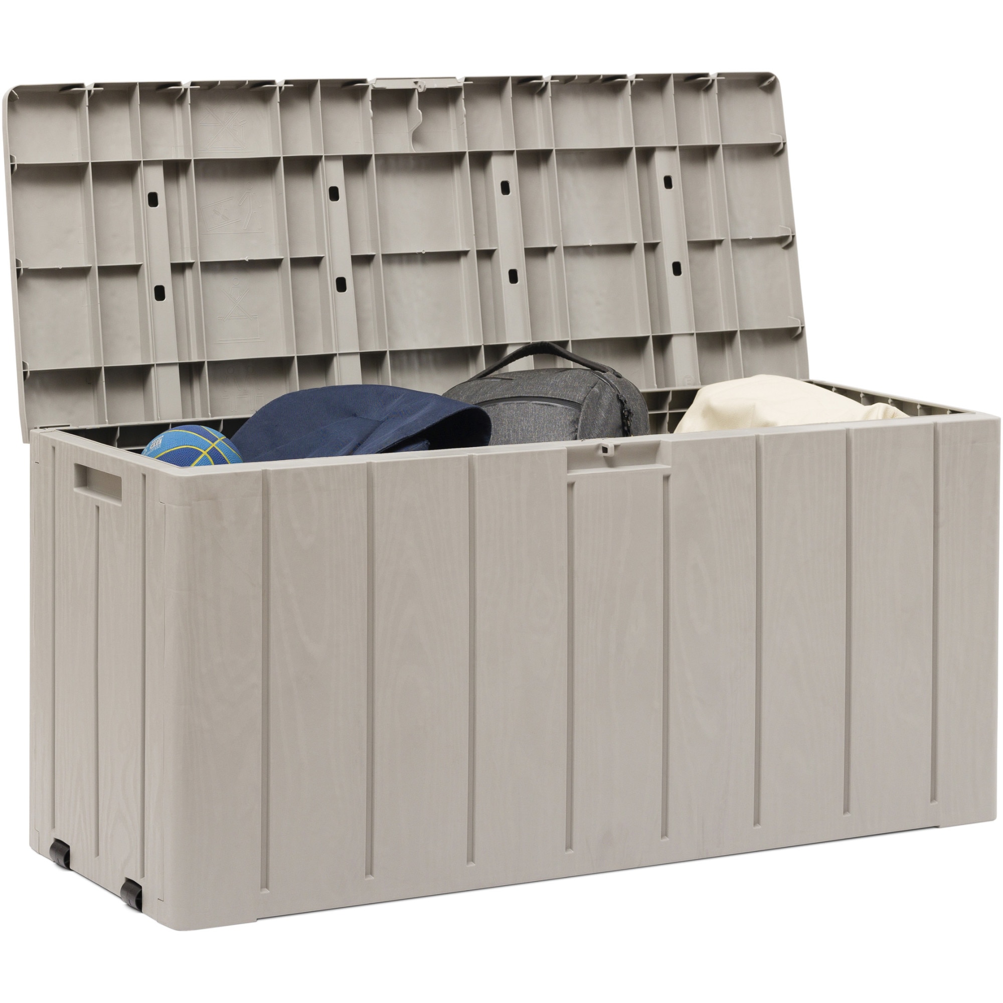 Dulap depozitare pentru gradina Bravo Toomax, 117.5x45 cm, inaltime 56 ...