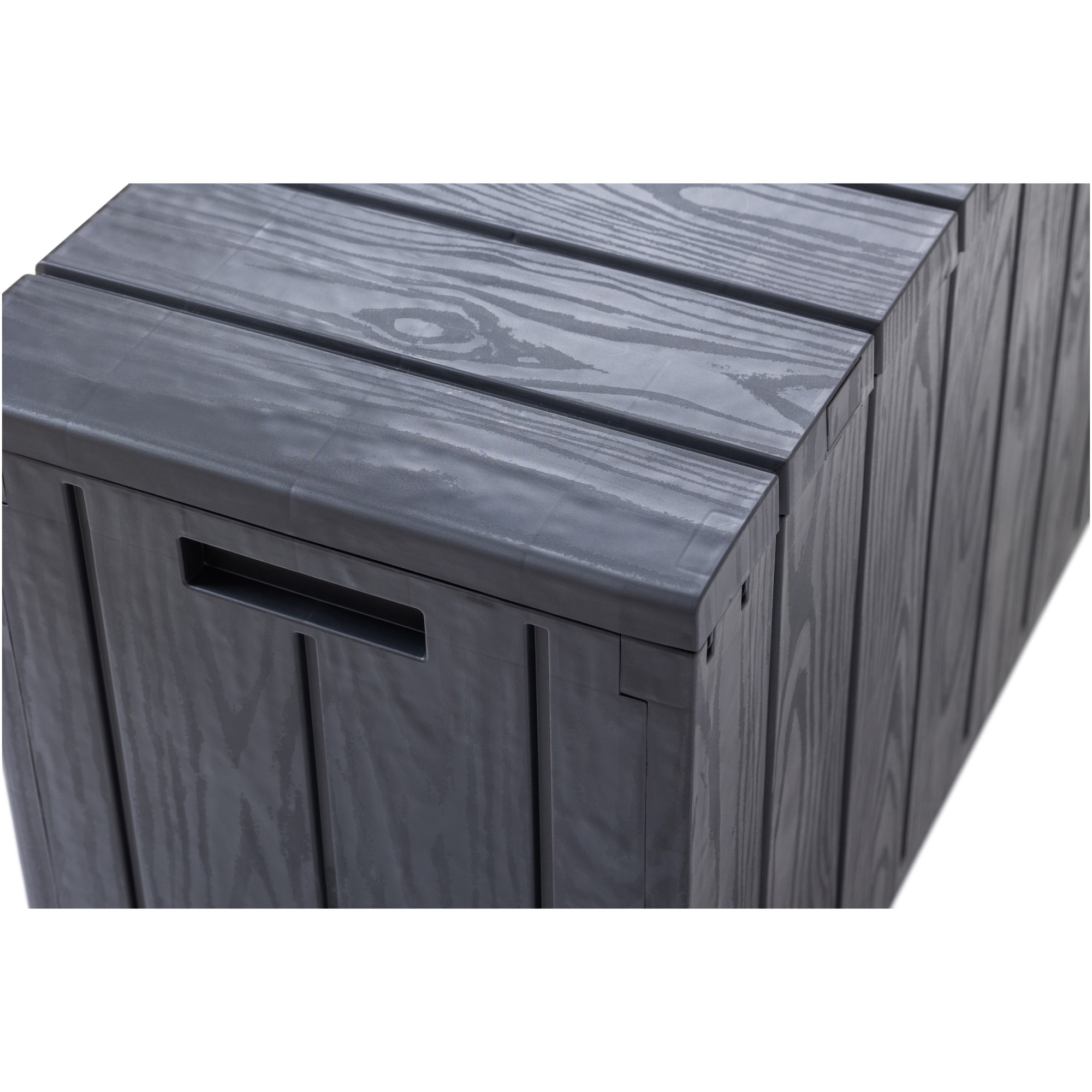 Dulap depozitare pentru gradina Bravo Toomax, 117.5x45 cm, inaltime 56 ...