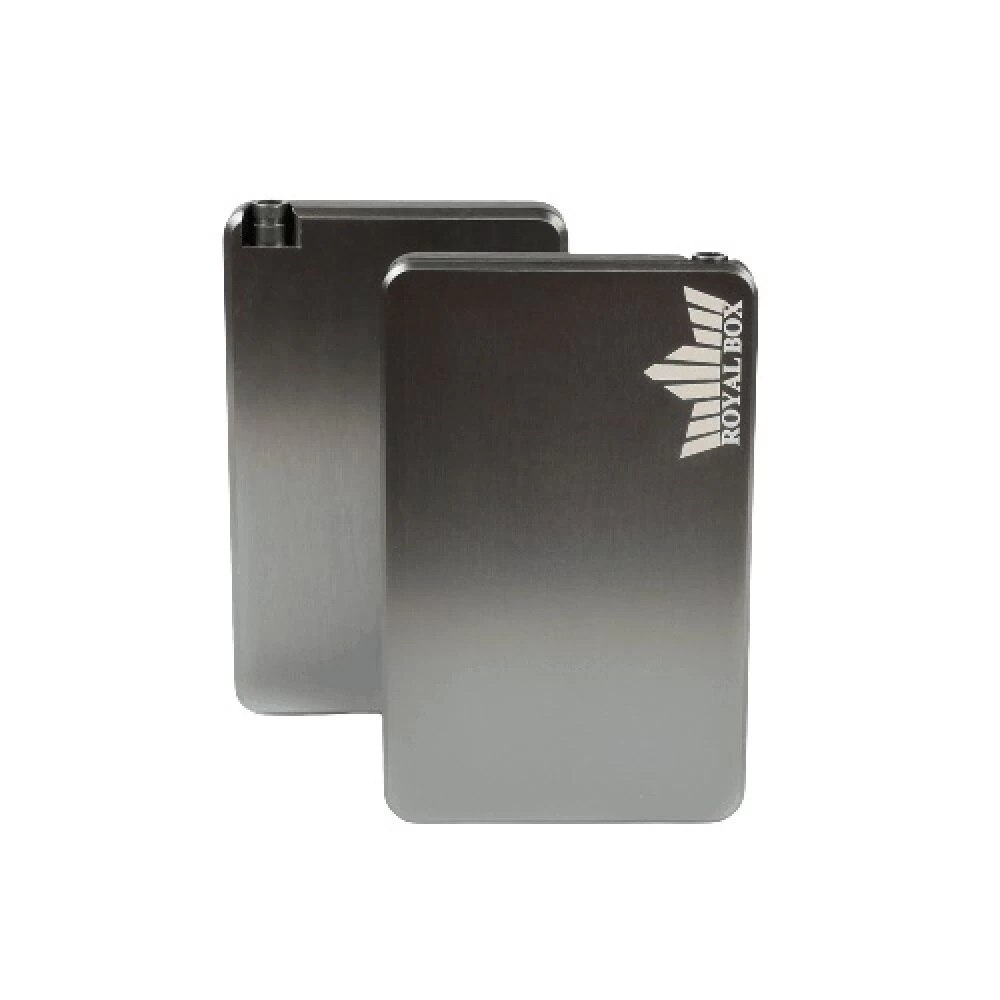 Set recipient depozitare Royal Box Titanium Space Snuff Box, 8 ...