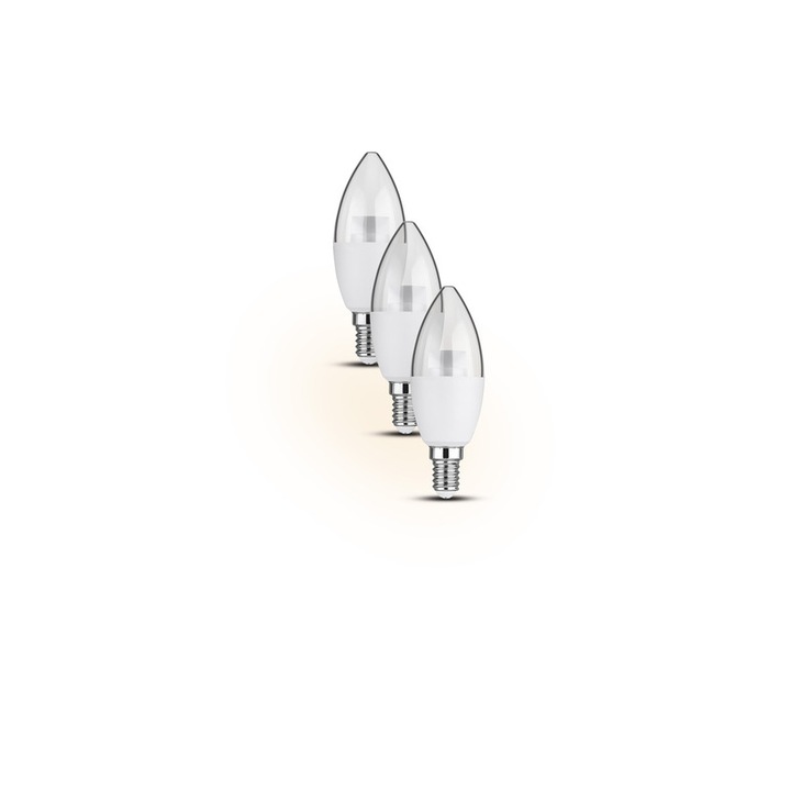 Set 3 Becuri Led Livarno Home E14 6 W 2700 K 470 Lm Clasa G Emag Ro