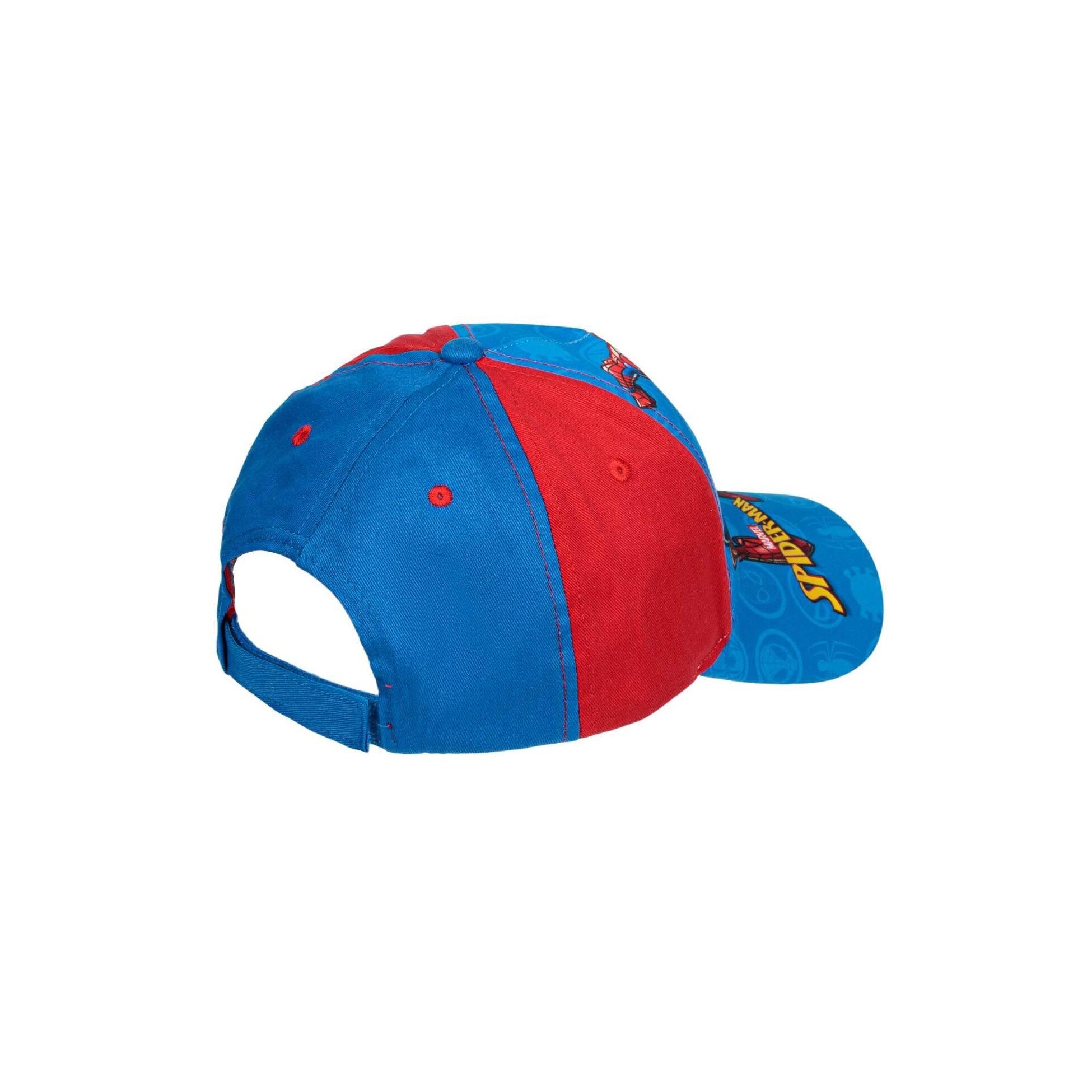 Sapca Copii si Adolescenti, Baieti, Spider-Man, Bumbac, Bleu, 54-55 cm ...