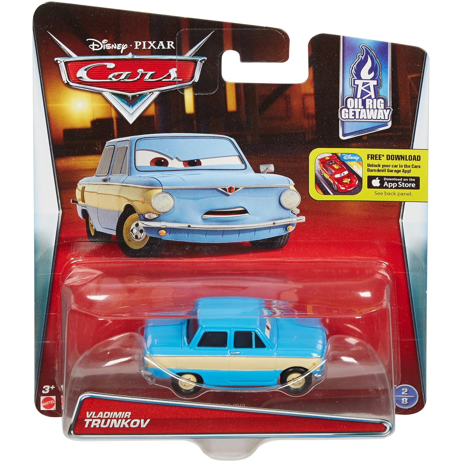 Количка Diecast Disney Cars 3 - Vladimir Trunkov, 1:55 - eMAG.bg