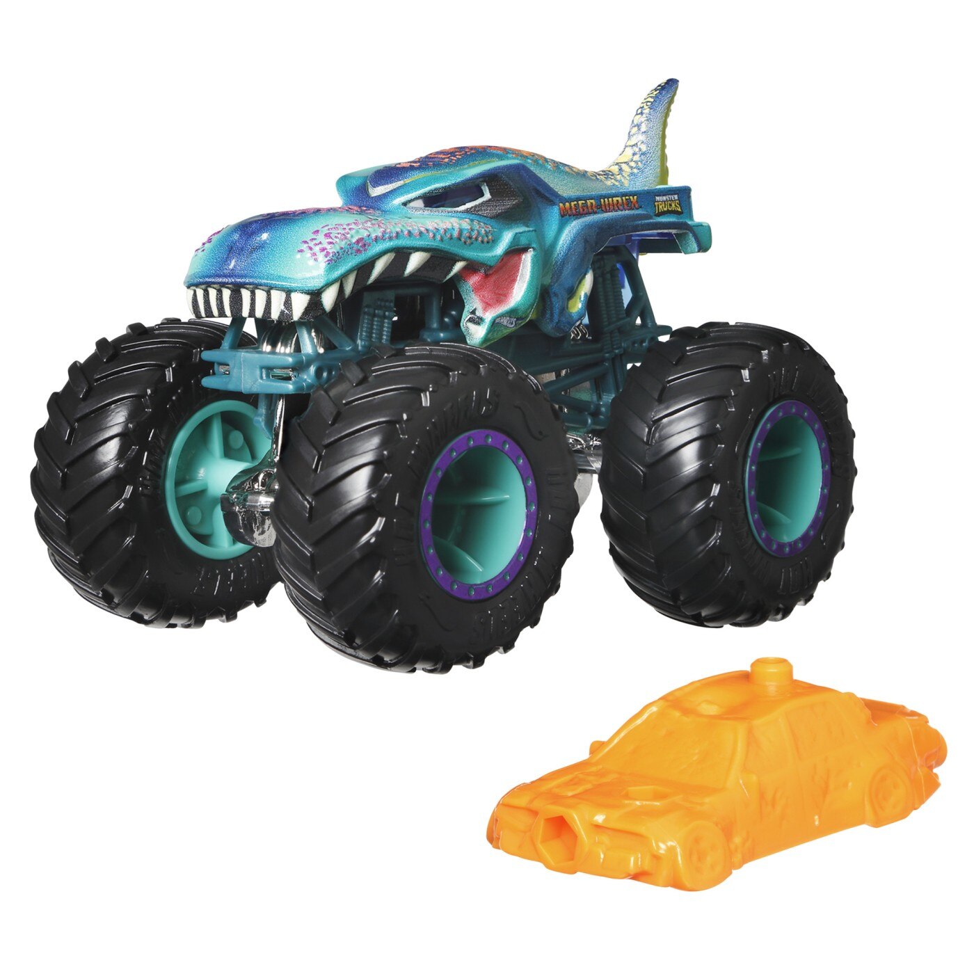 Masinuta Hot Wheels Monster Truck - Mega Wrex, scara 1:64 - eMAG.ro