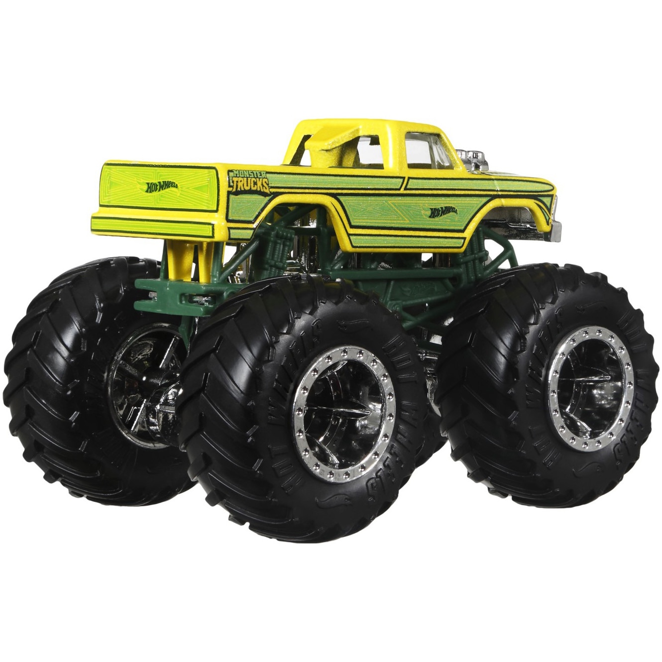 Set 2 masinute Hot Wheels - Monster Truck si masinuta metalica, Midwest Madness - eMAG.ro