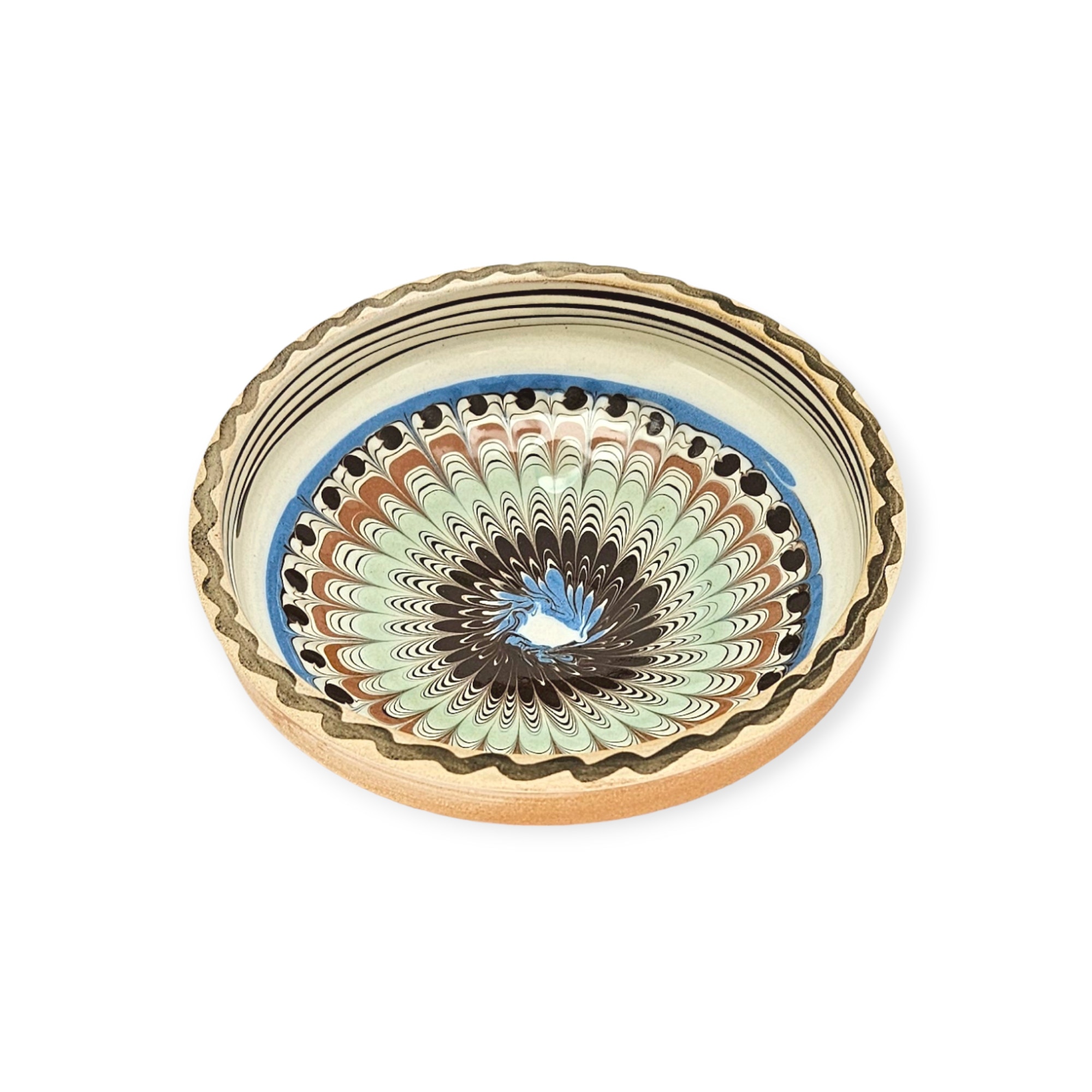 Strachina Traditionala 1012 model Coada de Paun culoare Multicolora ...