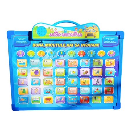 Tableta Educativa 2in1 In Limba Romana, 39x29 cm Albastru - eMAG.ro