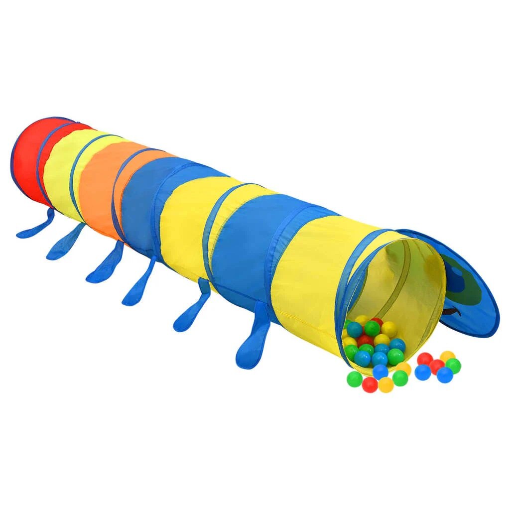 Tunel de joaca pentru copii, multicolor, 245 cm, poliester - eMAG.ro