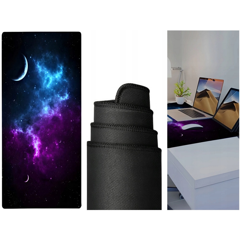 Mousepad, cosmos, colorat, 800x300mm - eMAG.ro