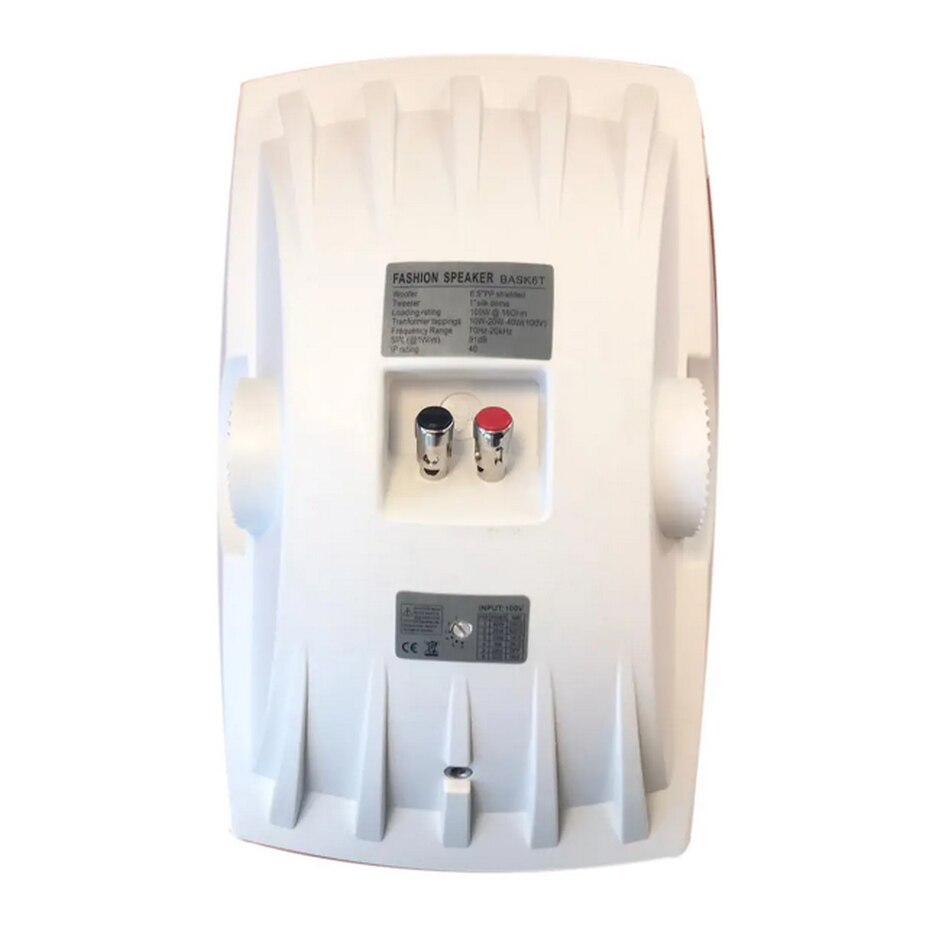 Set 2 boxe pasive, Boxxline BASK-6 TW, Putere maxima 100W, culoare alb ...